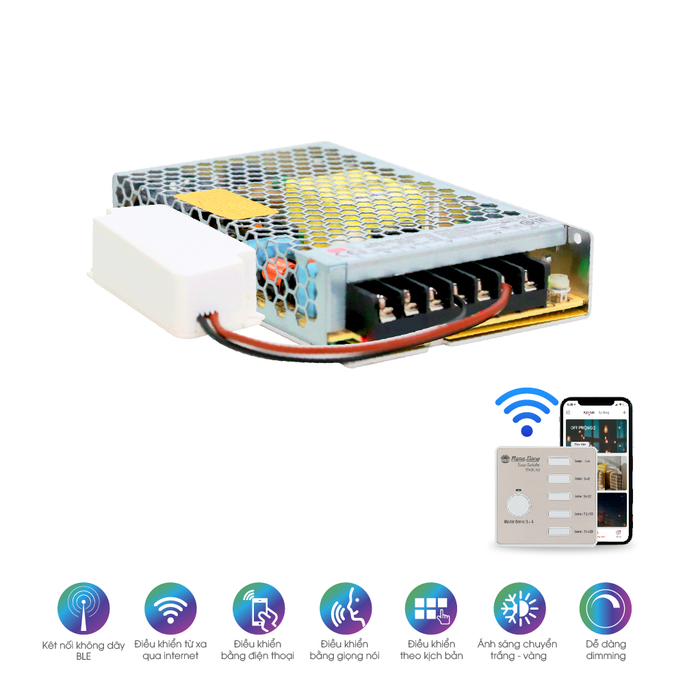 Bộ driver led dây đổi màu - Rạng Đông